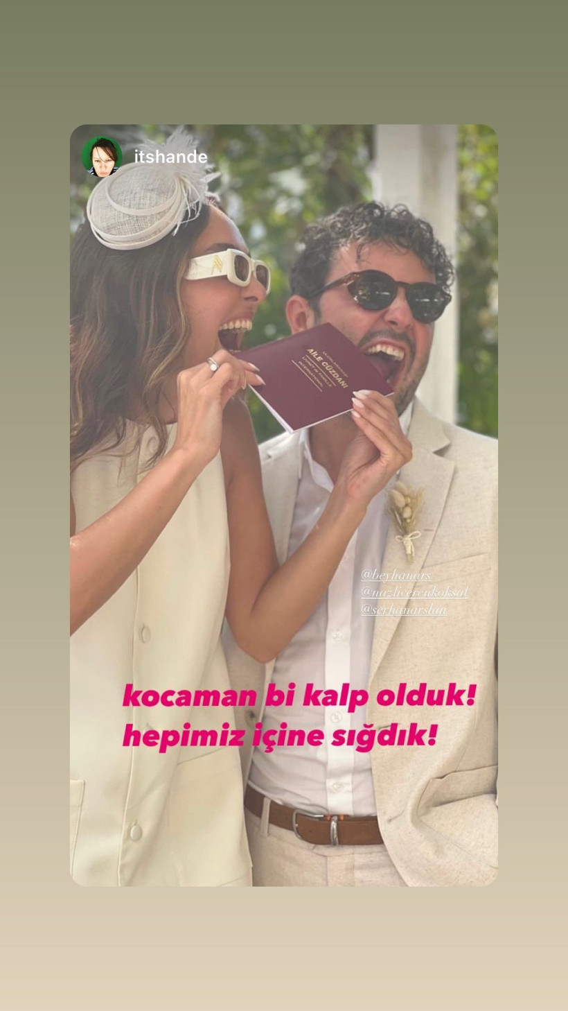 Hayat Bilgisi'nin Kopil'i Serhan Arslan ile Nazlı Ceren Köksal evlendi ...