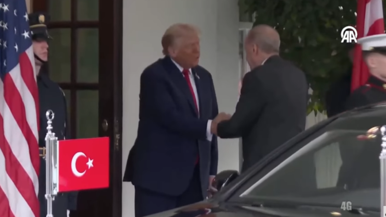 6 yıl aradan sonra bir ilk! Cumhurbaşkanı Erdoğan Beyaz Saray'da ...